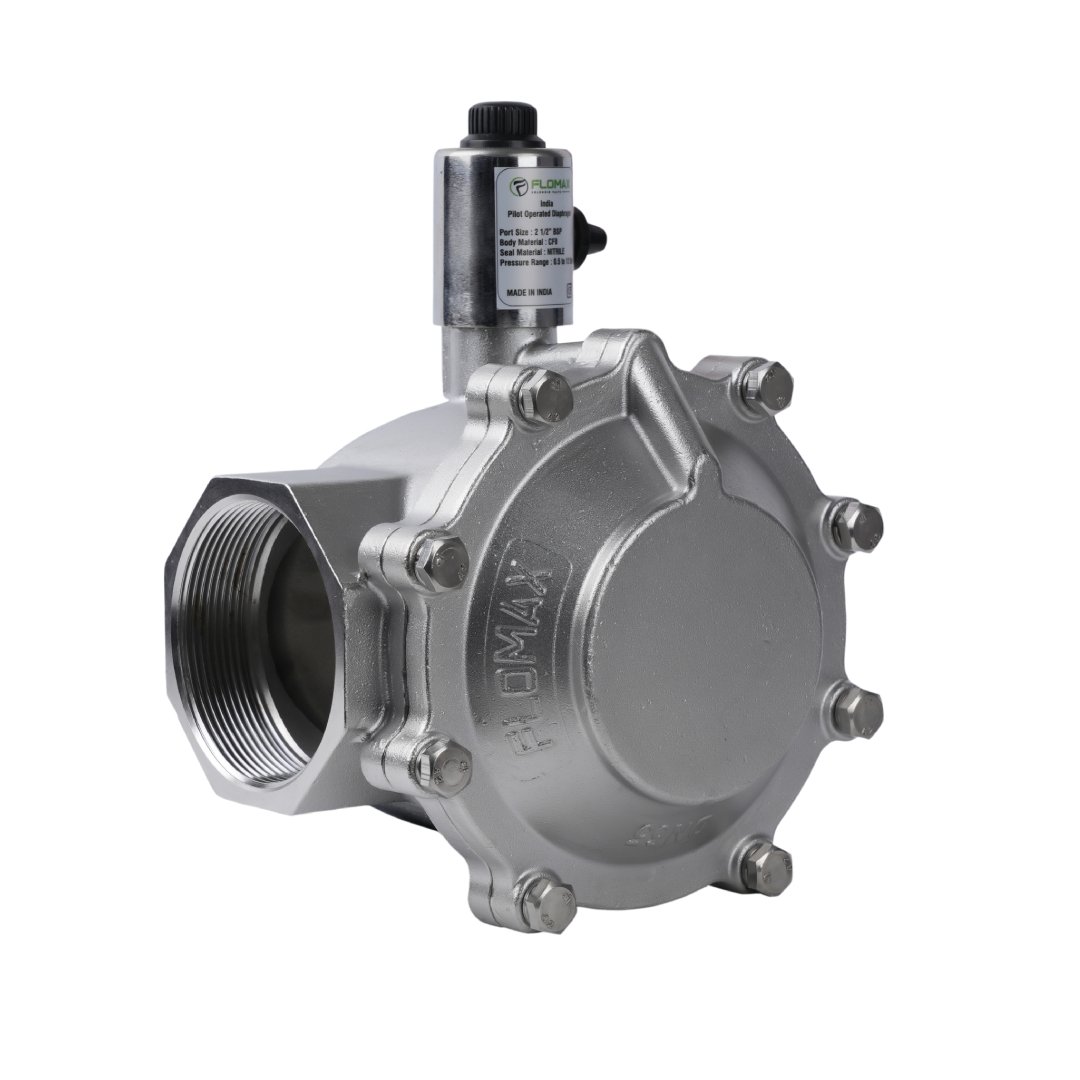 Pilot Operated Diaphragm Valve (NC) – Flomax Valve