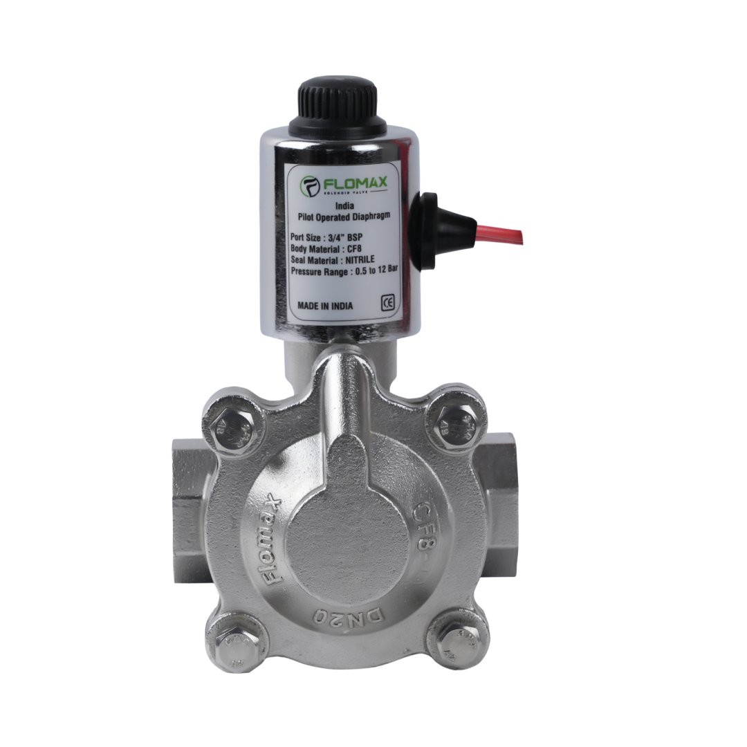Pilot Operated Diaphragm Valve (NC) – Flomax Valve